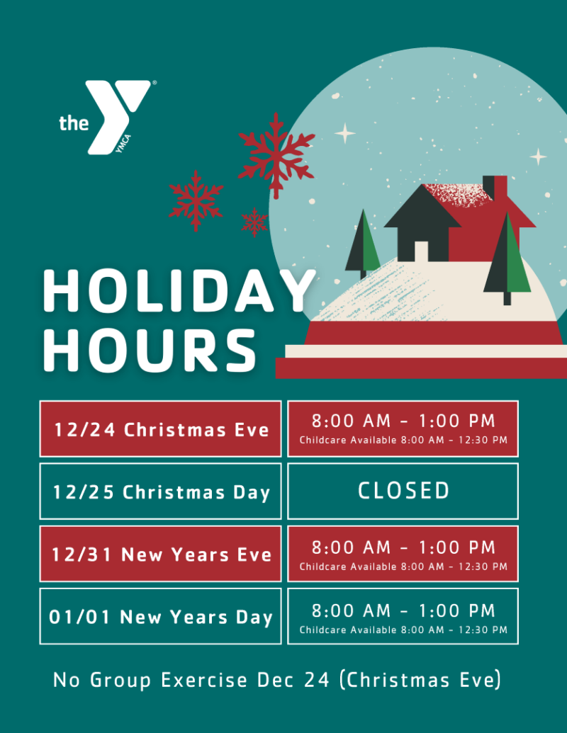 Holiday Hours : YMCA of Bristol